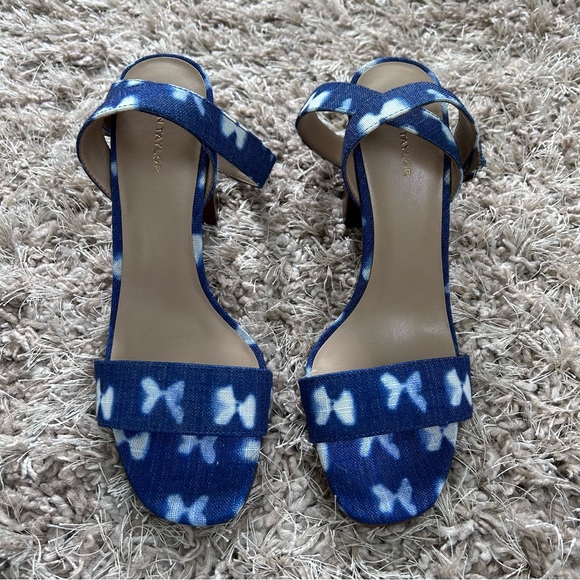 Ann Taylor | Shoes | Blue Butterfly Heels | Poshmark